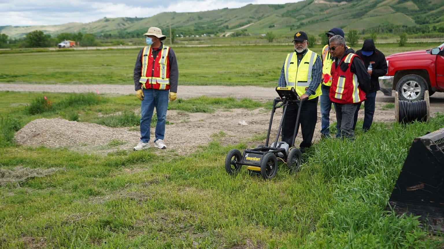 How ground-penetrating radar finds unmarked graves