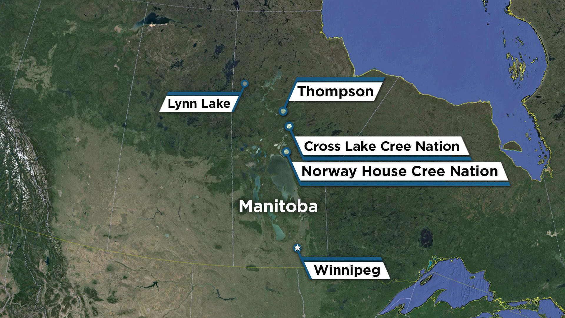 Wildfires force people out of their homes in northern Manitoba