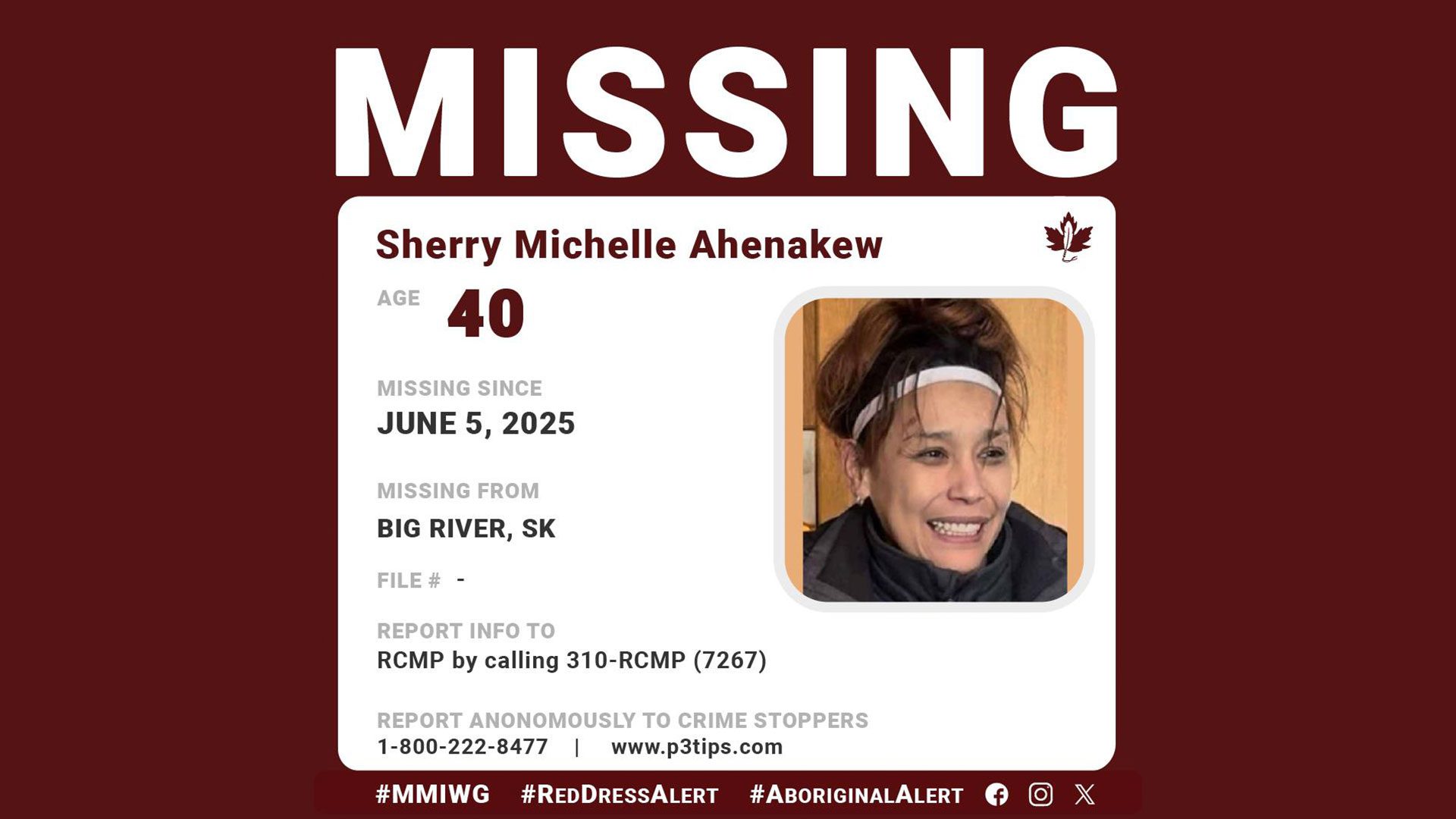 Family sends hair sample to lab that may link to Michelle Ahenakew