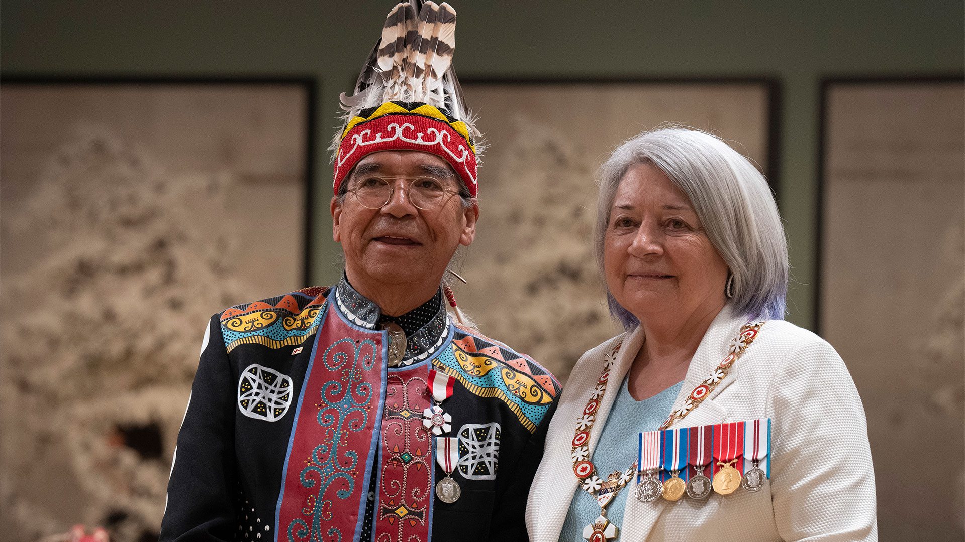 Chief's jacket adorned with family history missing from airport